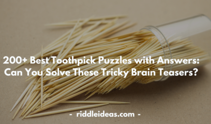 200+ Best Toothpick Puzzles with Answers: Can You Solve These Tricky ...